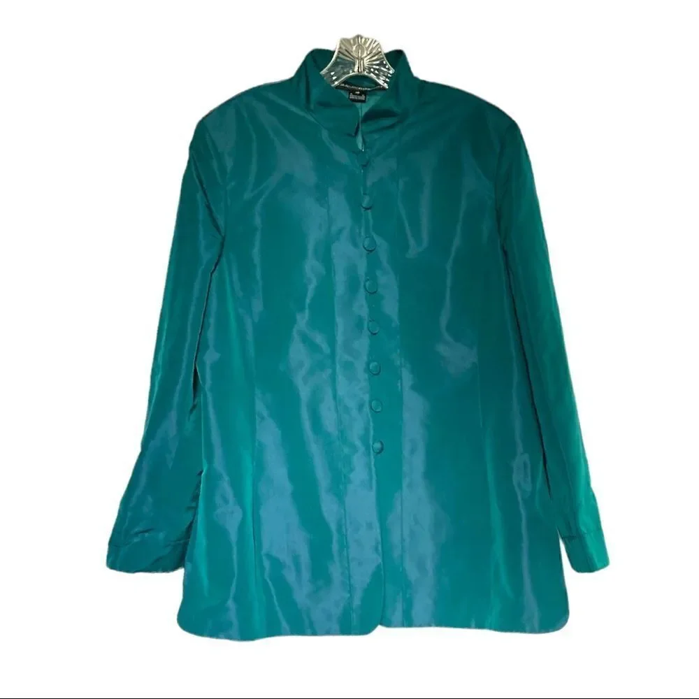 Ellen Tracy | Jackets & Coats | Vintage Linda Allard Ellen Tracy Teal ...